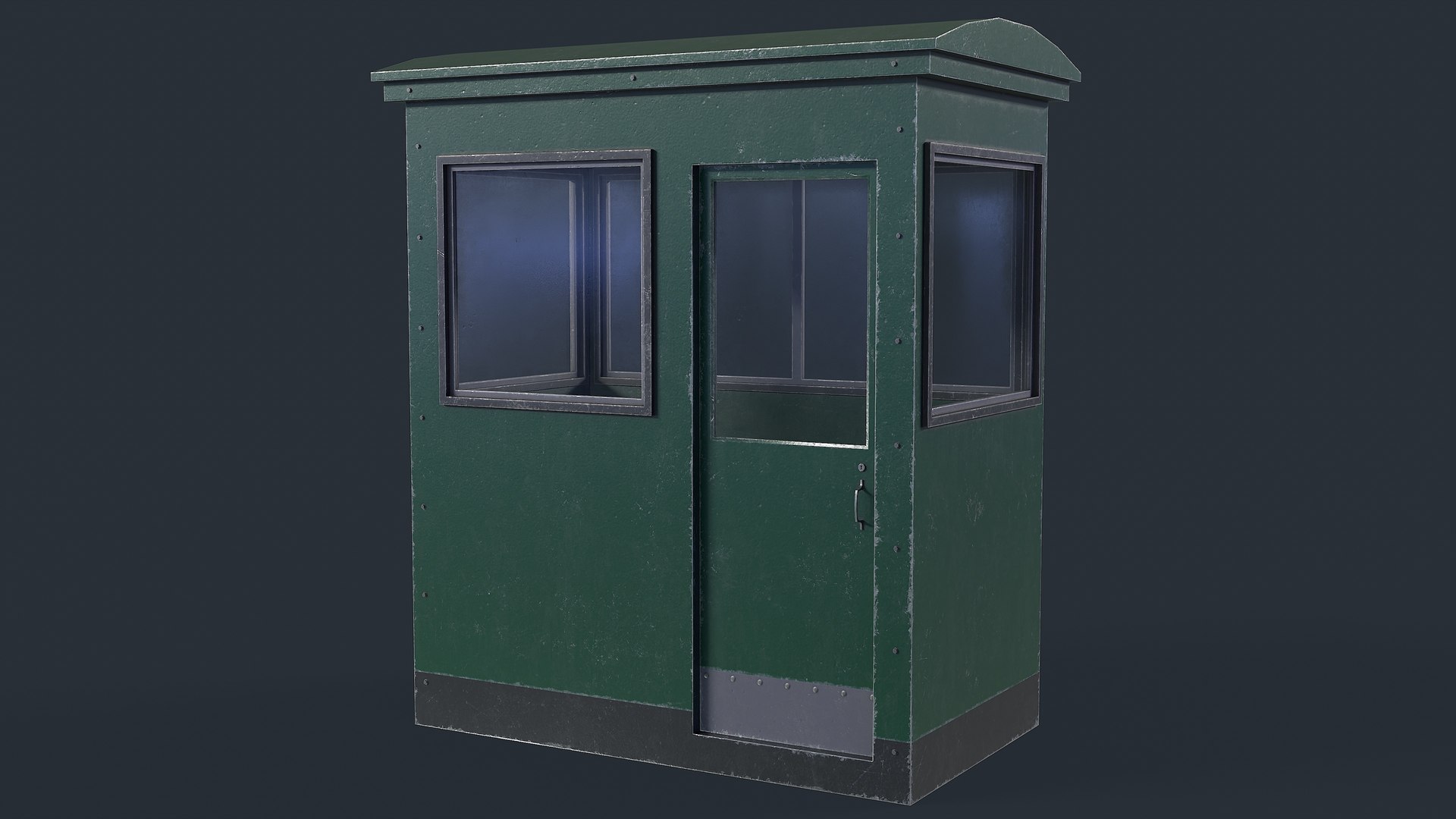 Checkpoint Security Booth 3D - TurboSquid 1877297