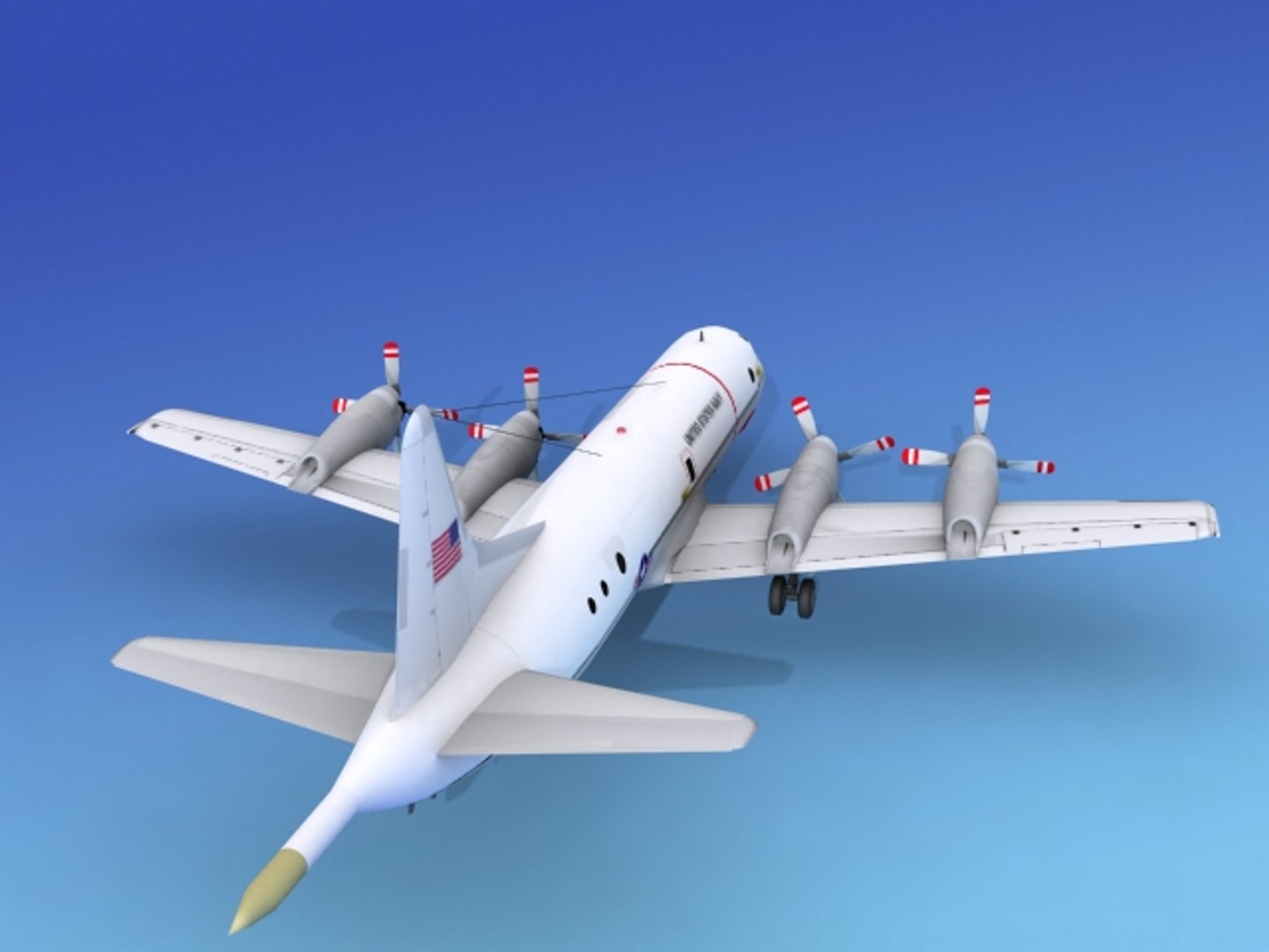 Orion Lockheed P-3 Navy 3d Model