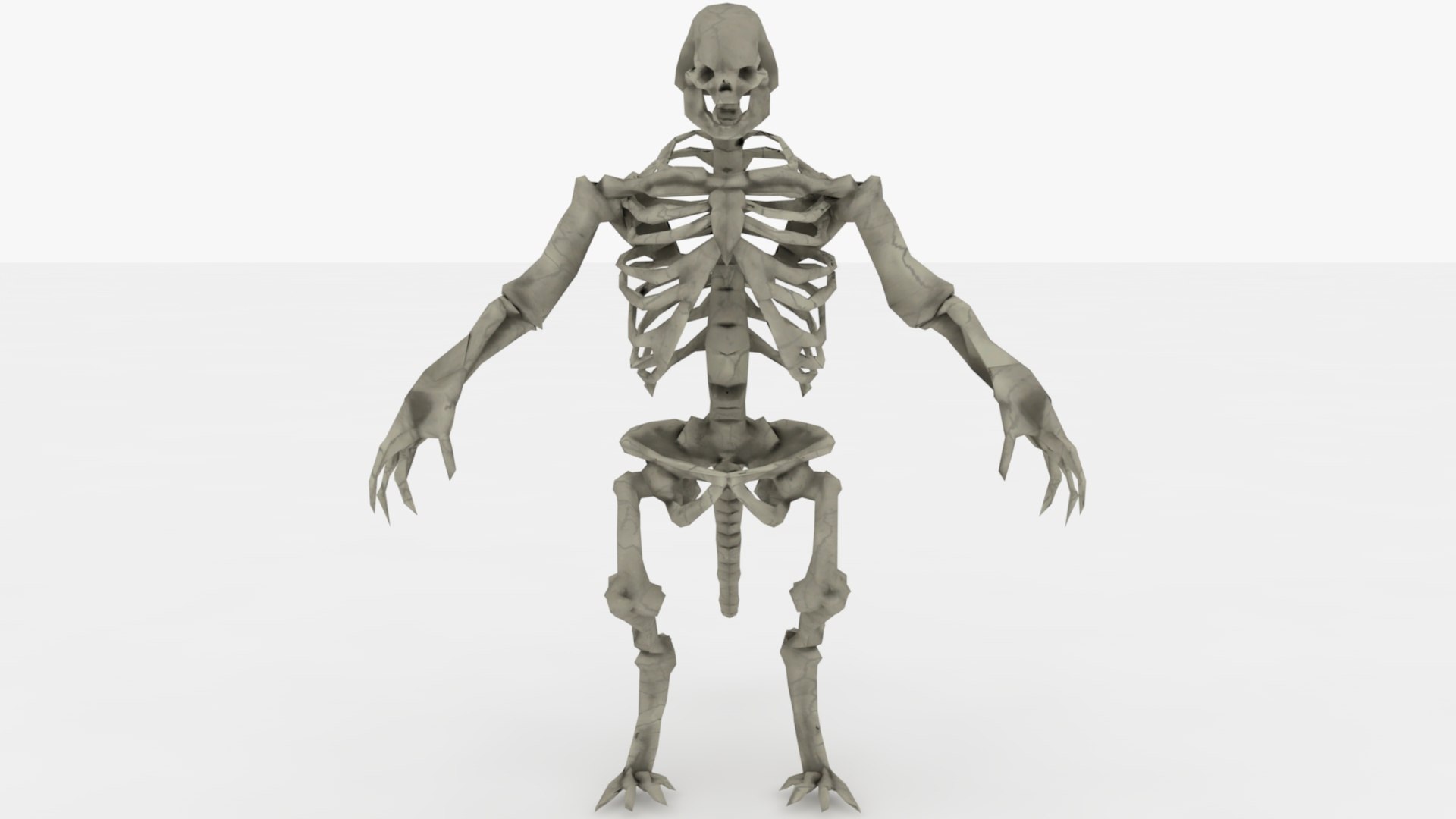 Skeleton Monster Rigged And Animated Model - TurboSquid 2335042