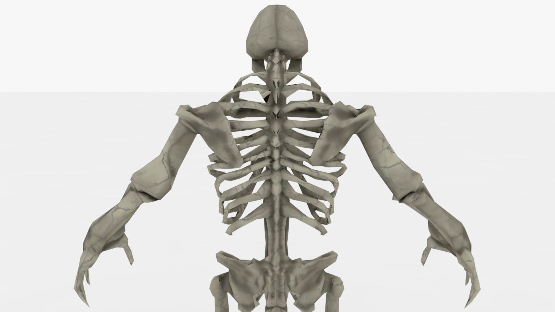 Skeleton Monster Rigged And Animated Model - TurboSquid 2335042