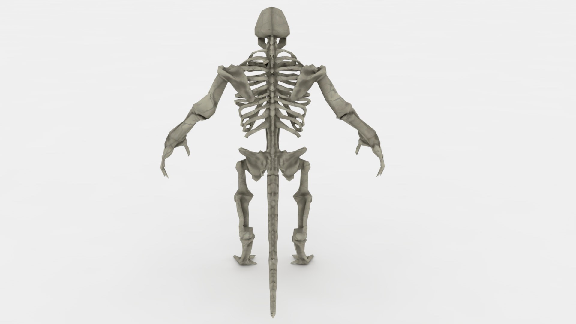 Skeleton Monster Rigged And Animated Model - TurboSquid 2335042
