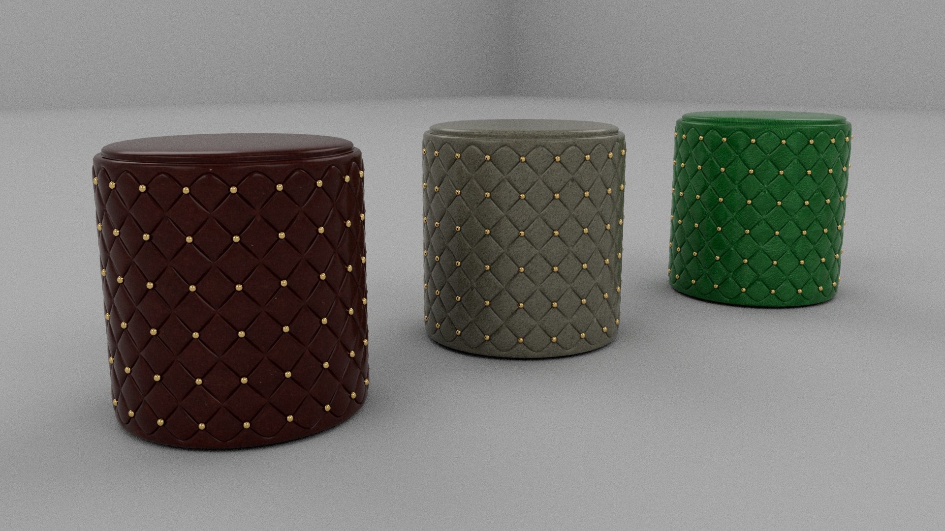 3D Model Fabric Stool - TurboSquid 2347031