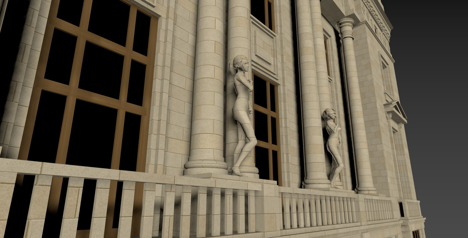 3D Edificio Ministerio Educacion Madrid - TurboSquid 2347110