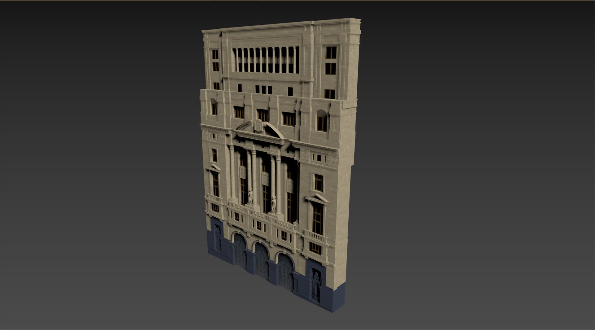 3D Edificio Ministerio Educacion Madrid - TurboSquid 2347110