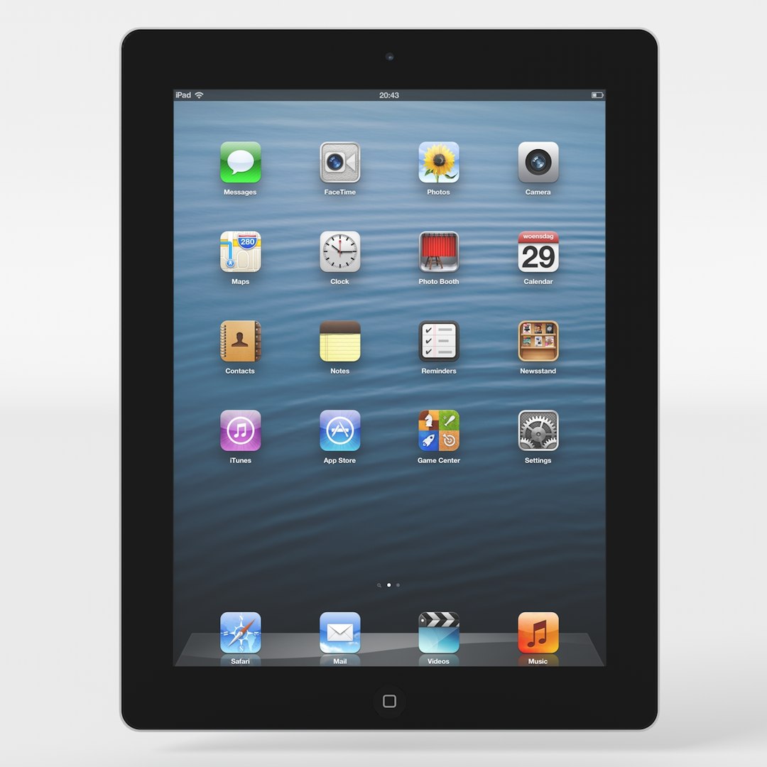 3d model interior ipad