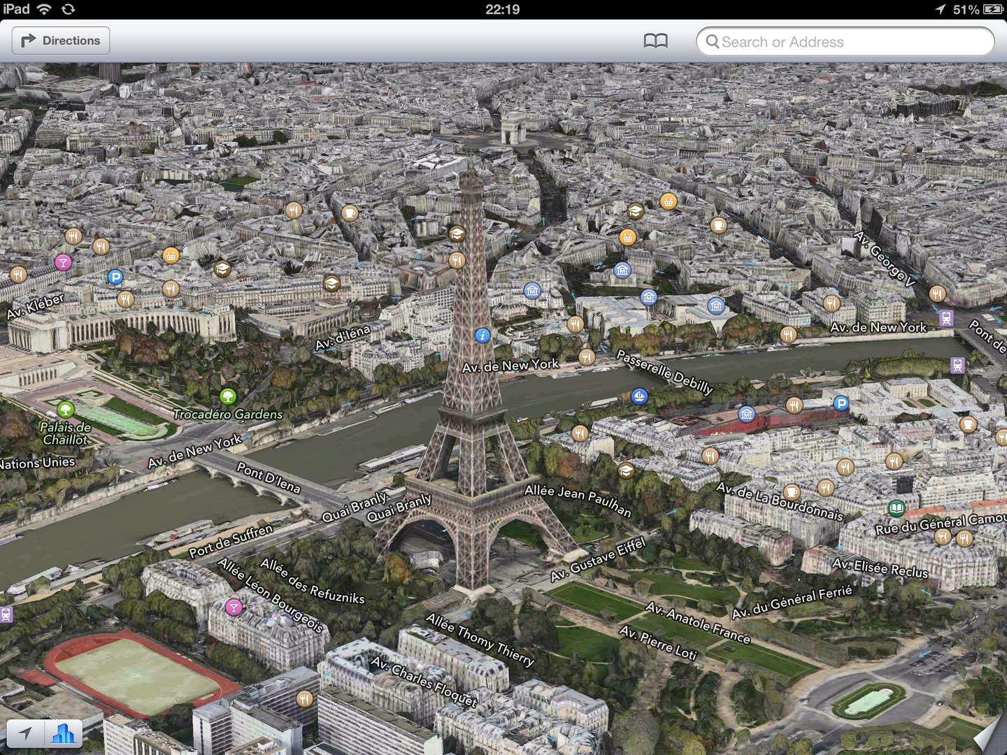 3d model interior ipad