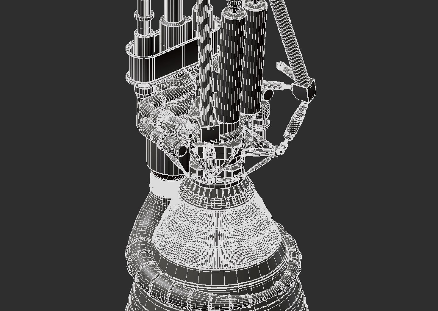 3D model rocket apollo moon - TurboSquid 1342460