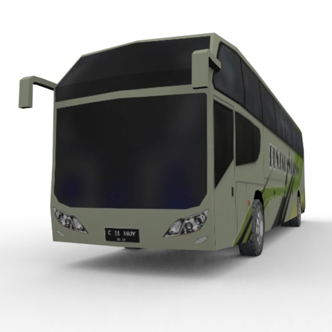 3D Cartoon Style Bus - TurboSquid 1468092