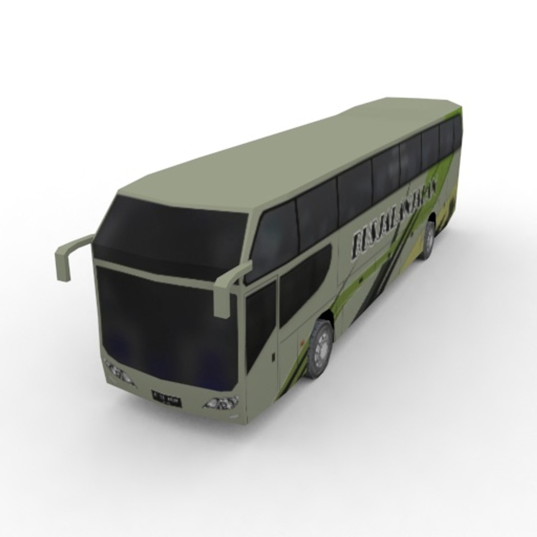 3D cartoon style bus - TurboSquid 1468092
