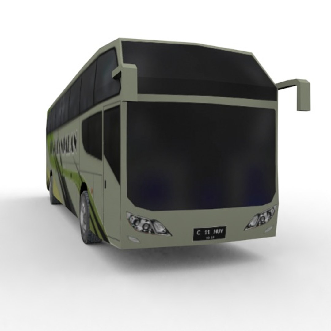 3D Cartoon Style Bus - TurboSquid 1468092