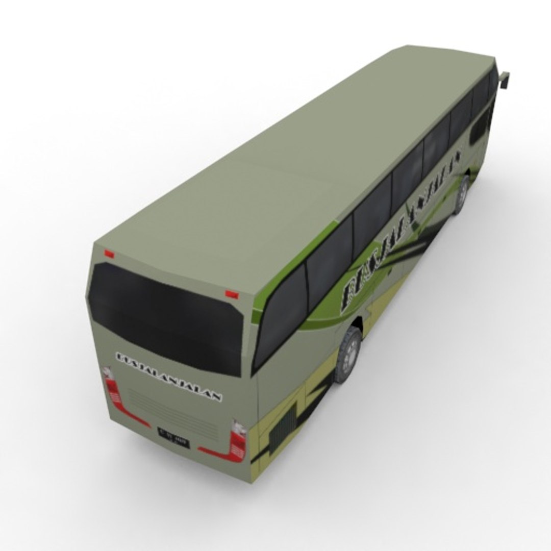 3D Cartoon Style Bus - TurboSquid 1468092