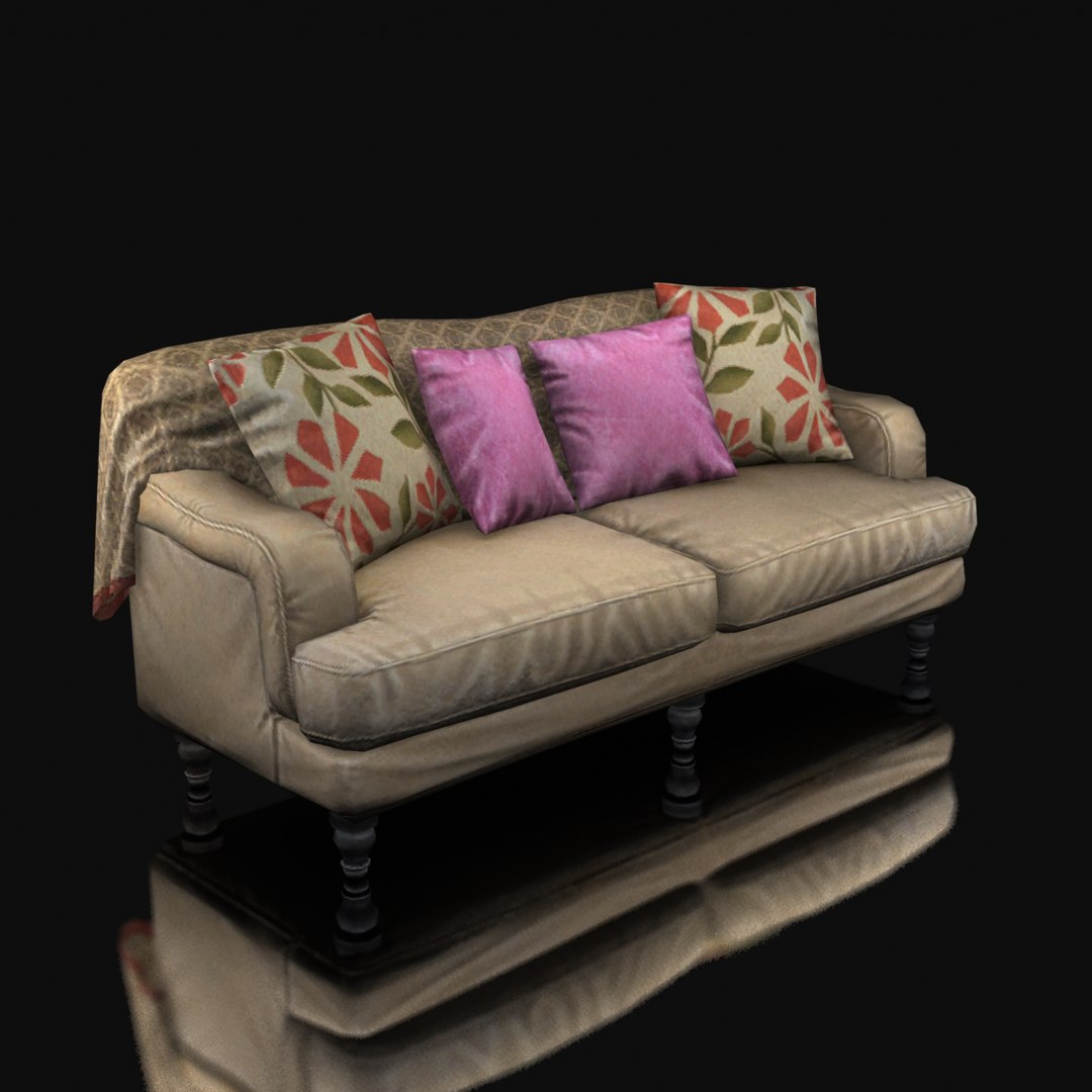 3d max sofa traditional