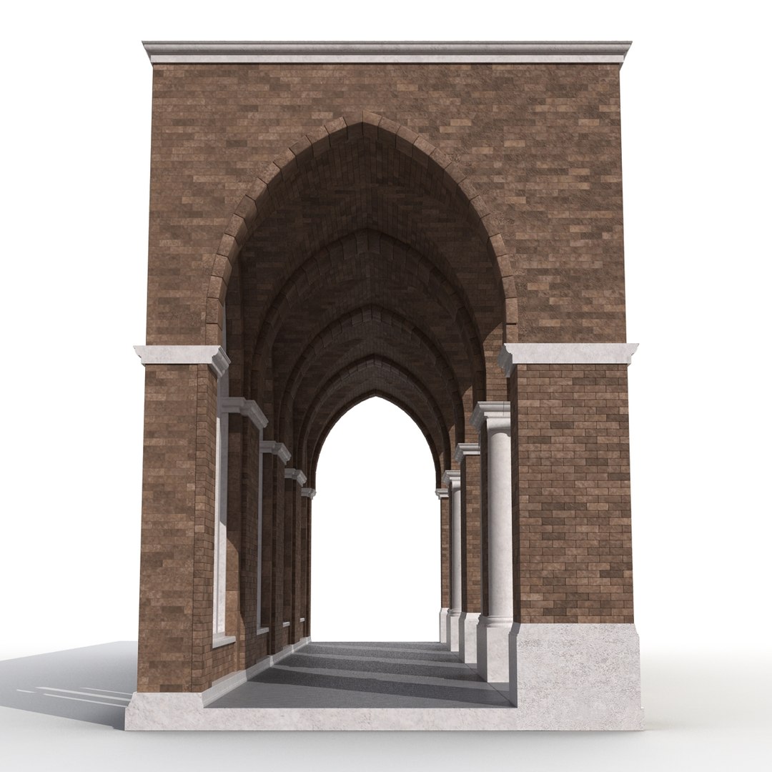 3d groin vault greco roman model
