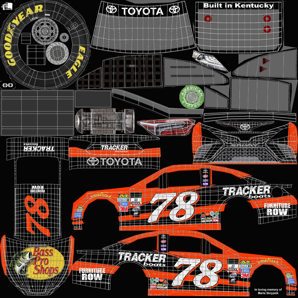 Furniture row racing nascar 3D model - TurboSquid 1252009