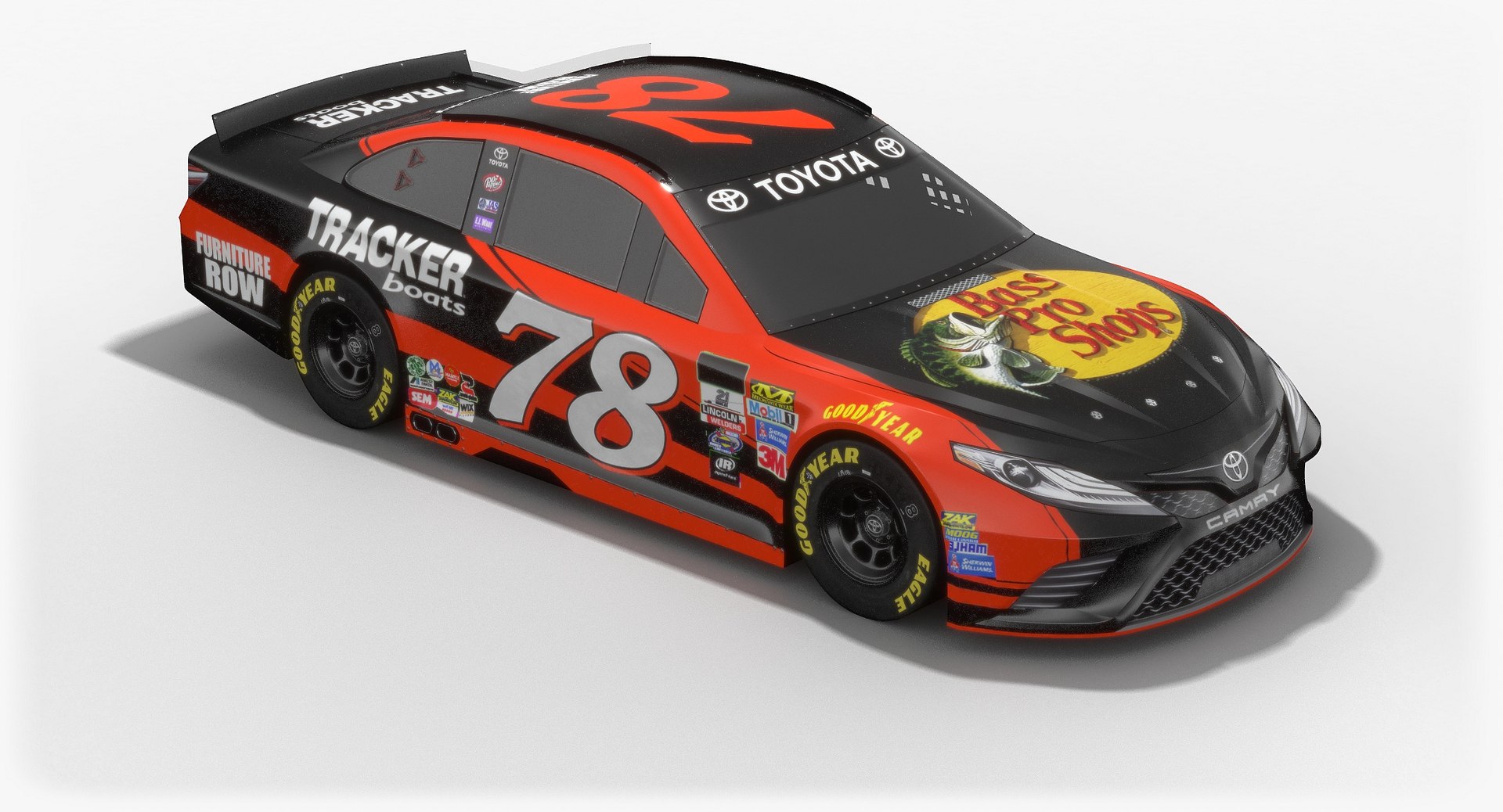 Furniture Row Racing Nascar 3D Model - TurboSquid 1252009