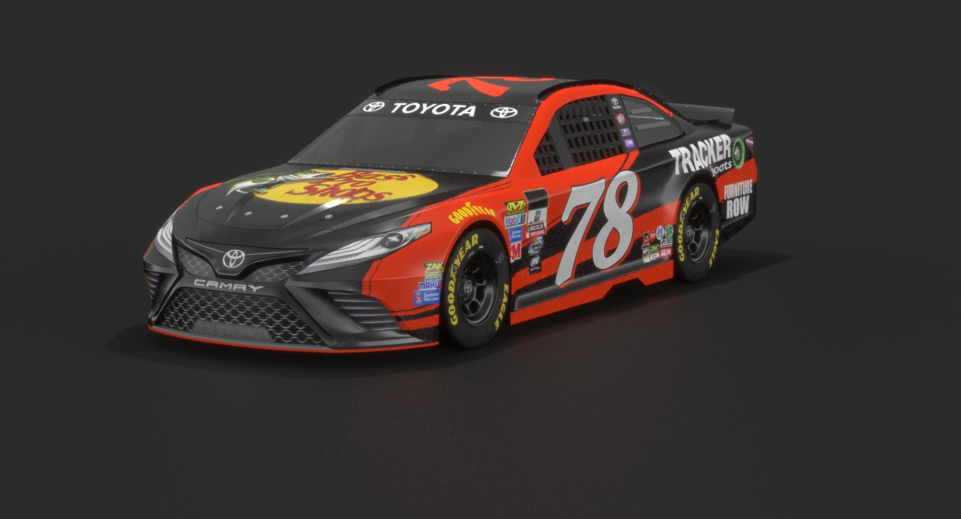 Furniture Row Racing Nascar 3D Model - TurboSquid 1252009