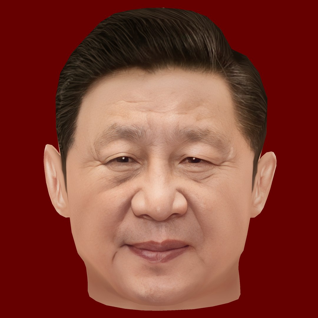 3D Model Low Poly Head Of The President - Xi Jin Ping - TurboSquid 2206385