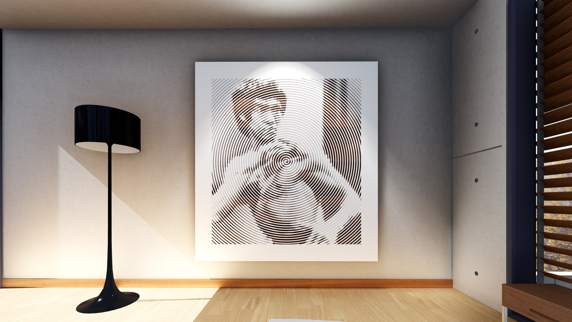 3D Spiral Wall Art - Bruce Lee - TurboSquid 2137323