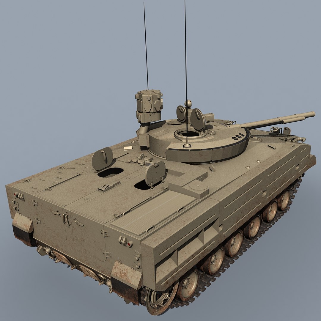 Russian Bmp-3m Arena-e 3d Model