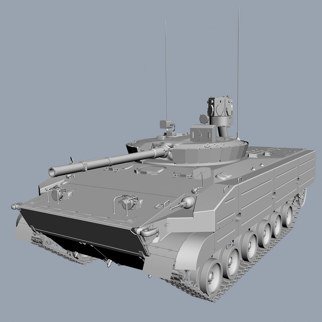 Russian Bmp-3m Arena-e 3d Model