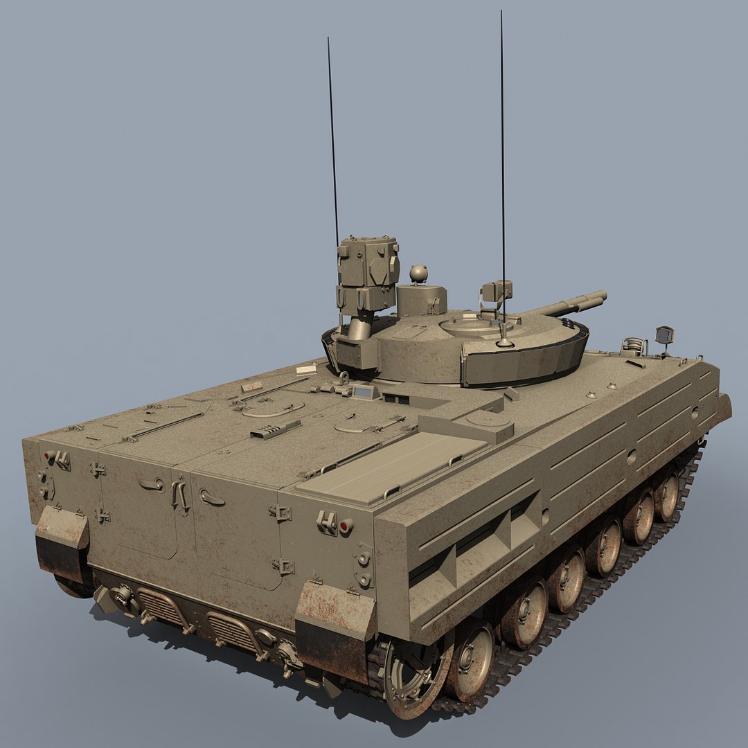 Russian Bmp-3m Arena-e 3d Model