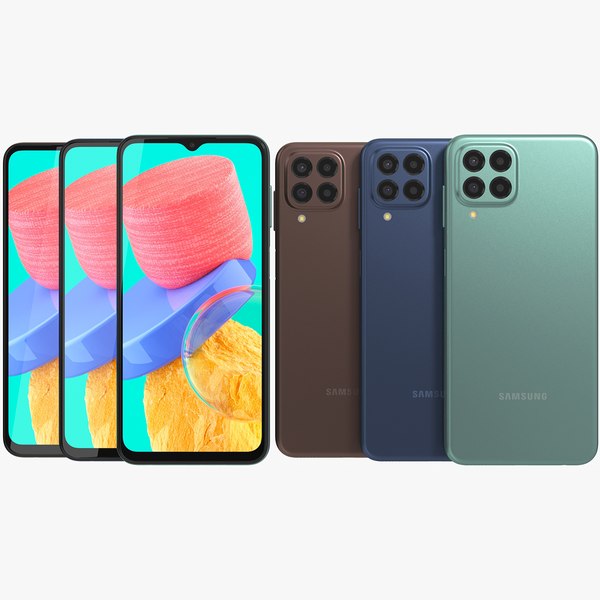 Samsung Galaxy M33 5G All Colors 3D model - TurboSquid 1905585