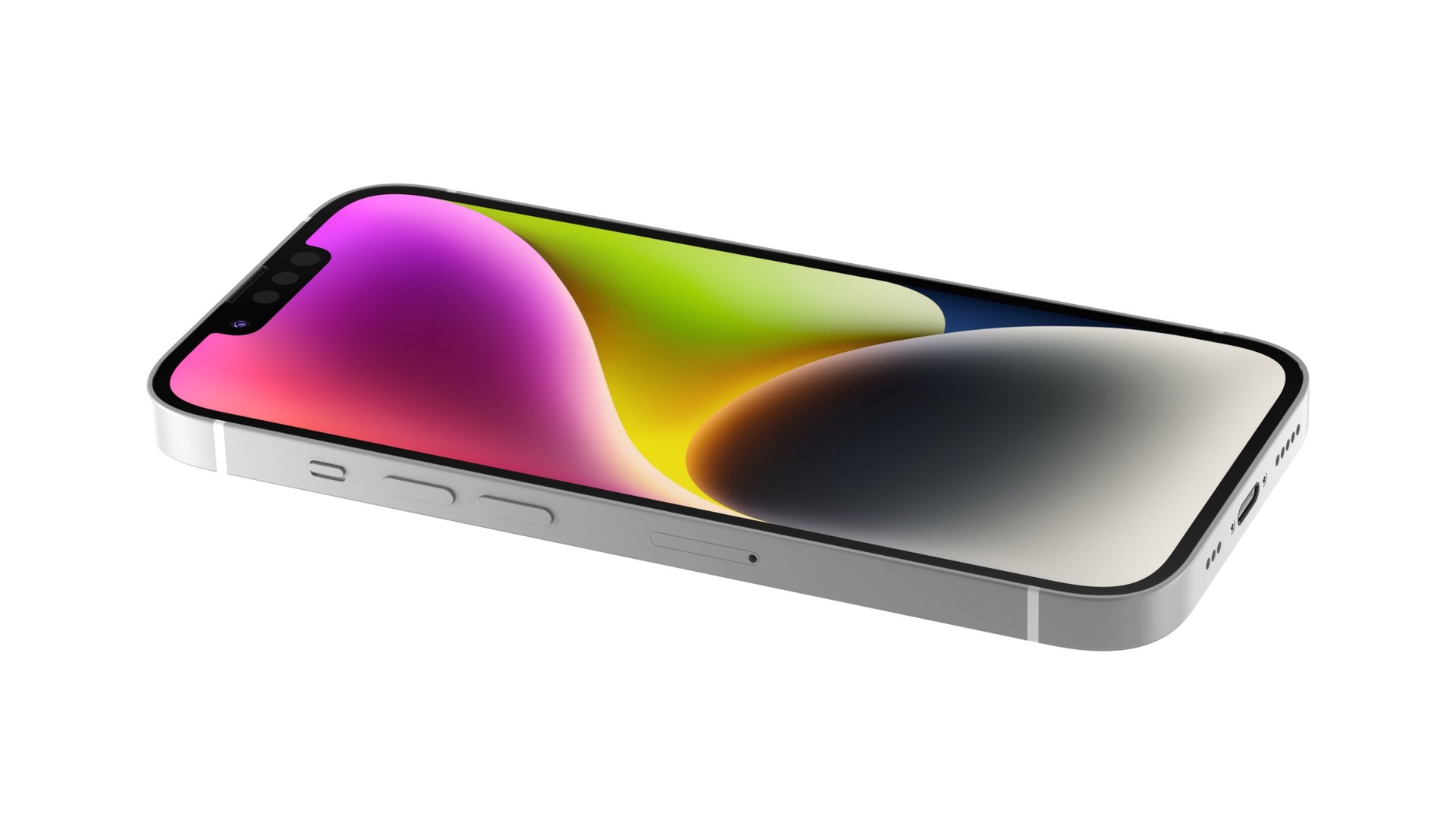 Apple IPhone 14 White 3D Model - TurboSquid 2073752