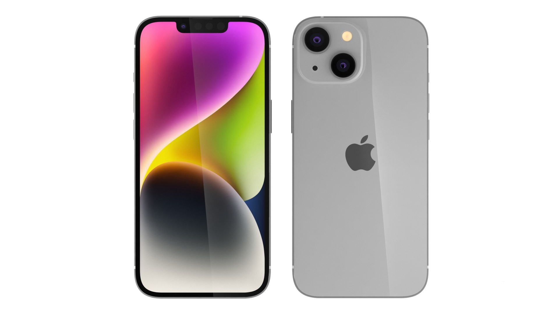 Apple IPhone 14 White 3D Model - TurboSquid 2073752