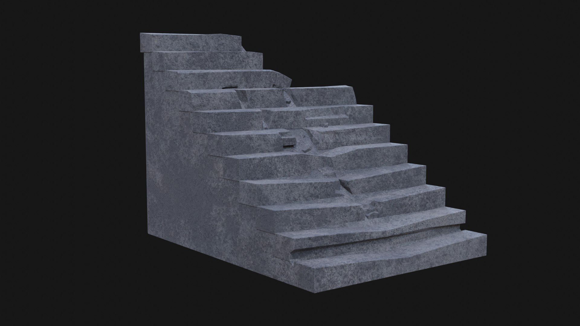 3D POST APO STAIRS IMPROVISED STAIRCASE COLLECTION PACK AAA model ...