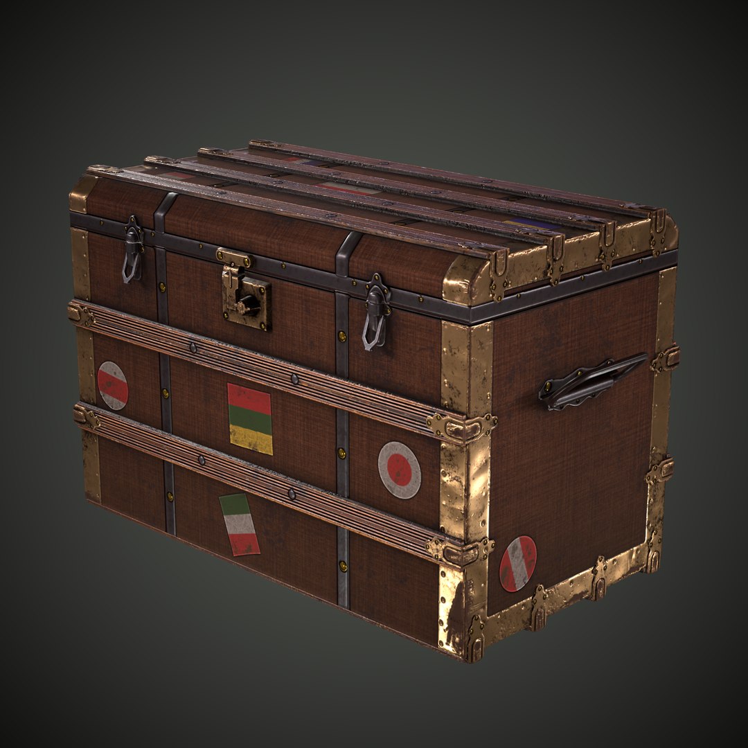 Dower Chest 3D Model - TurboSquid 1988503