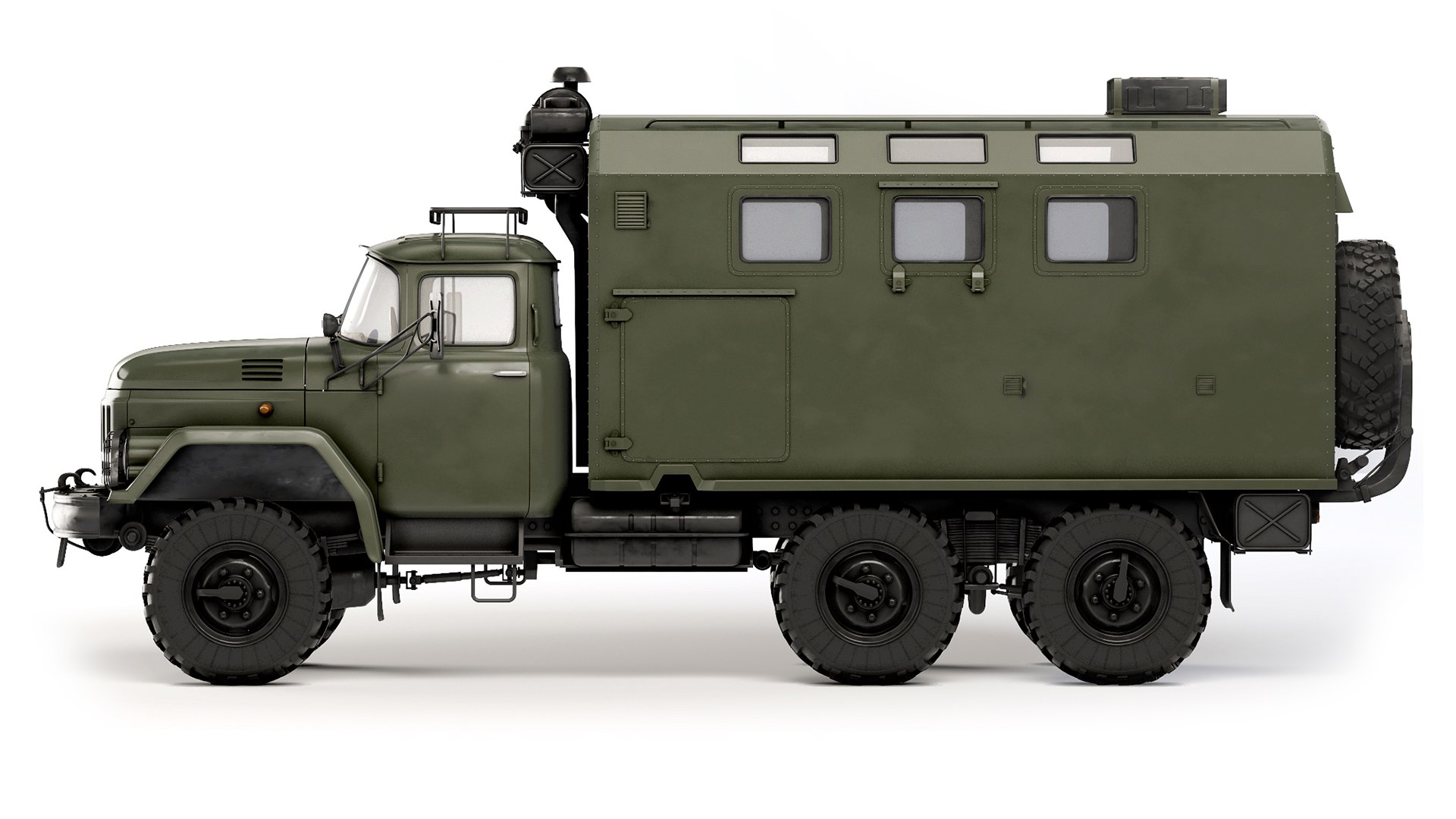 ZiL 131 Kung 1969 3D - TurboSquid 1997946