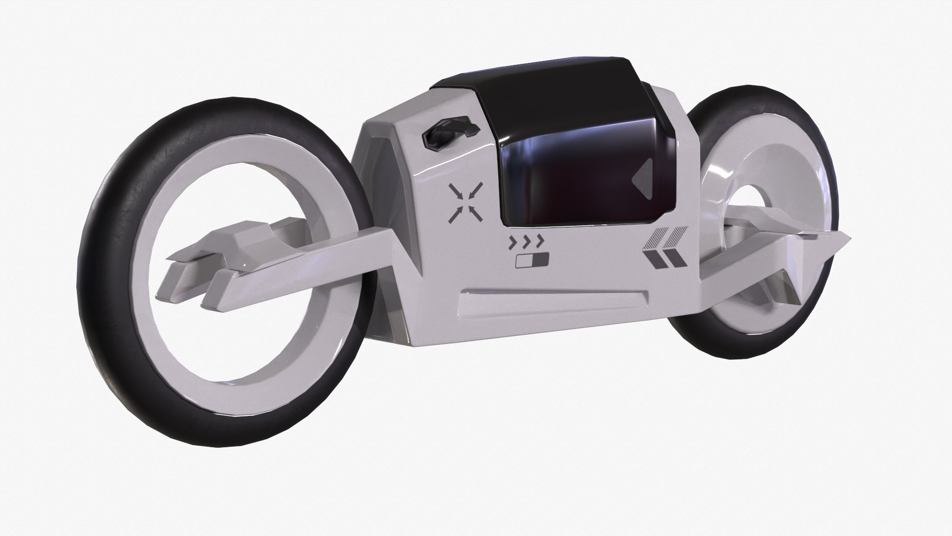 Cyber Motorbike 3D Model - TurboSquid 2096062