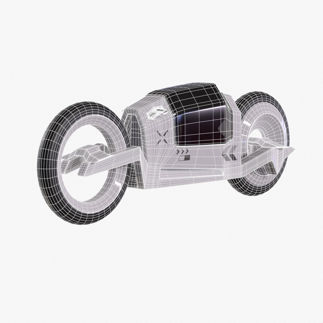 Cyber Motorbike 3D Model - TurboSquid 2096062