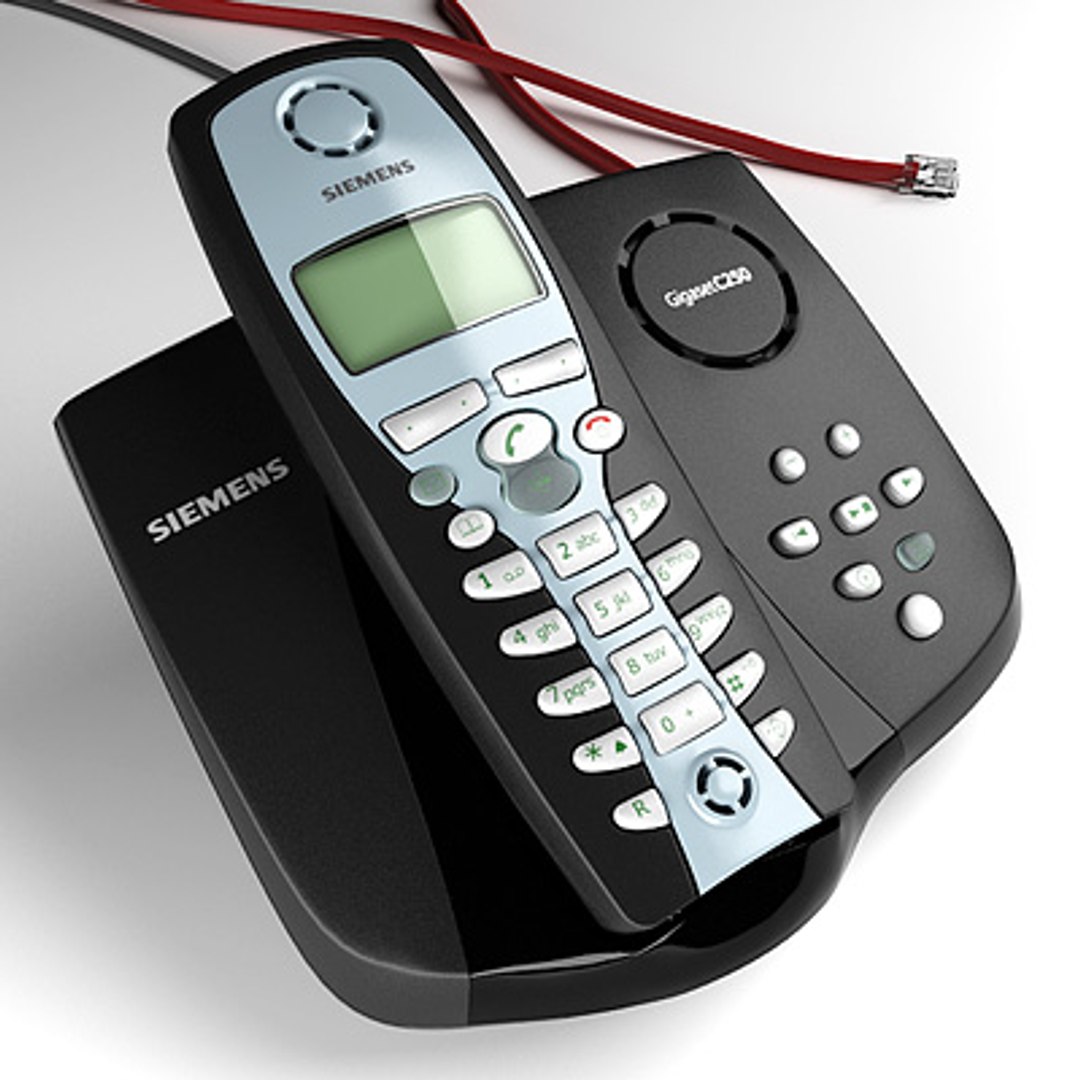 Siemens Cordless Phone 3ds