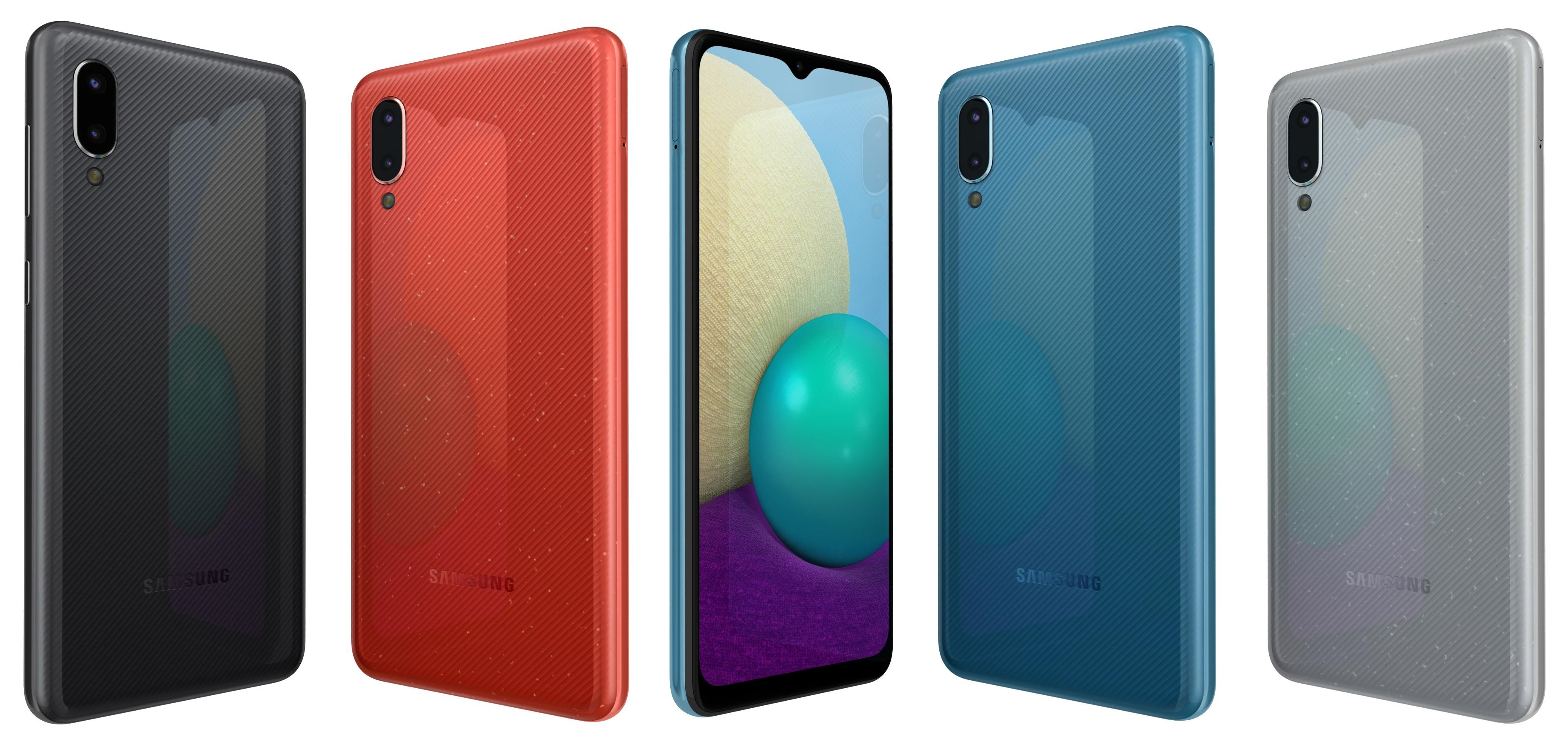 3D samsung galaxy a02 colors model - TurboSquid 1691429
