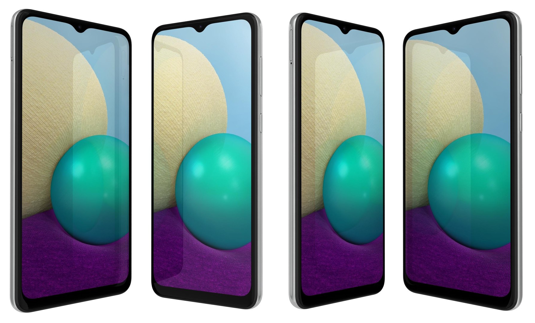 3D Samsung Galaxy A02 Colors Model - TurboSquid 1691429
