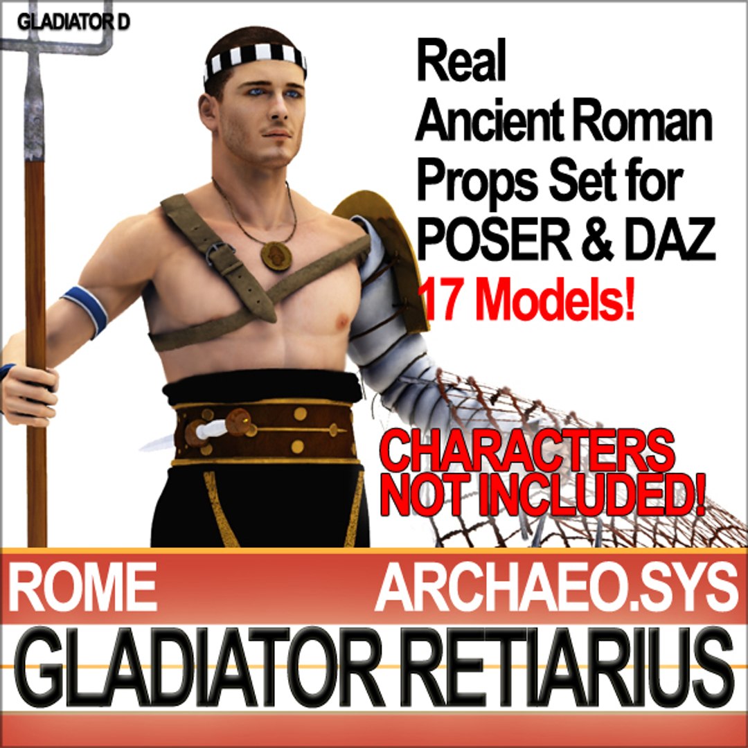 3d Props Set Daz Poser Model