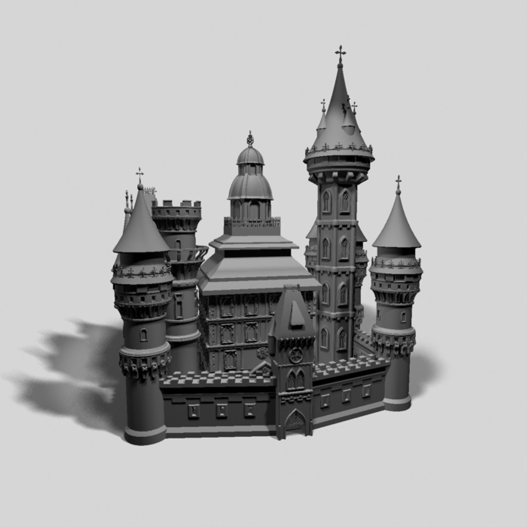 3d fantasy castle