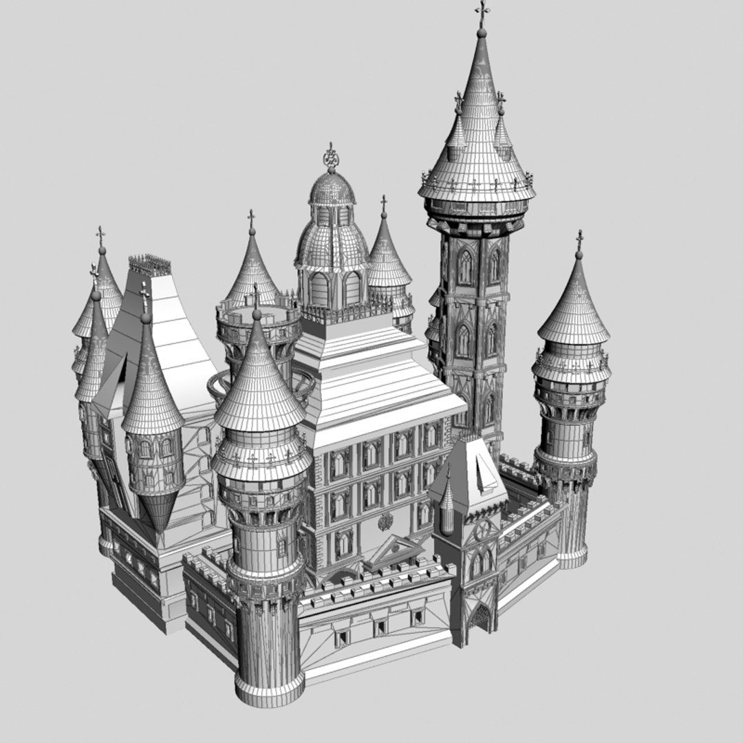 3d fantasy castle