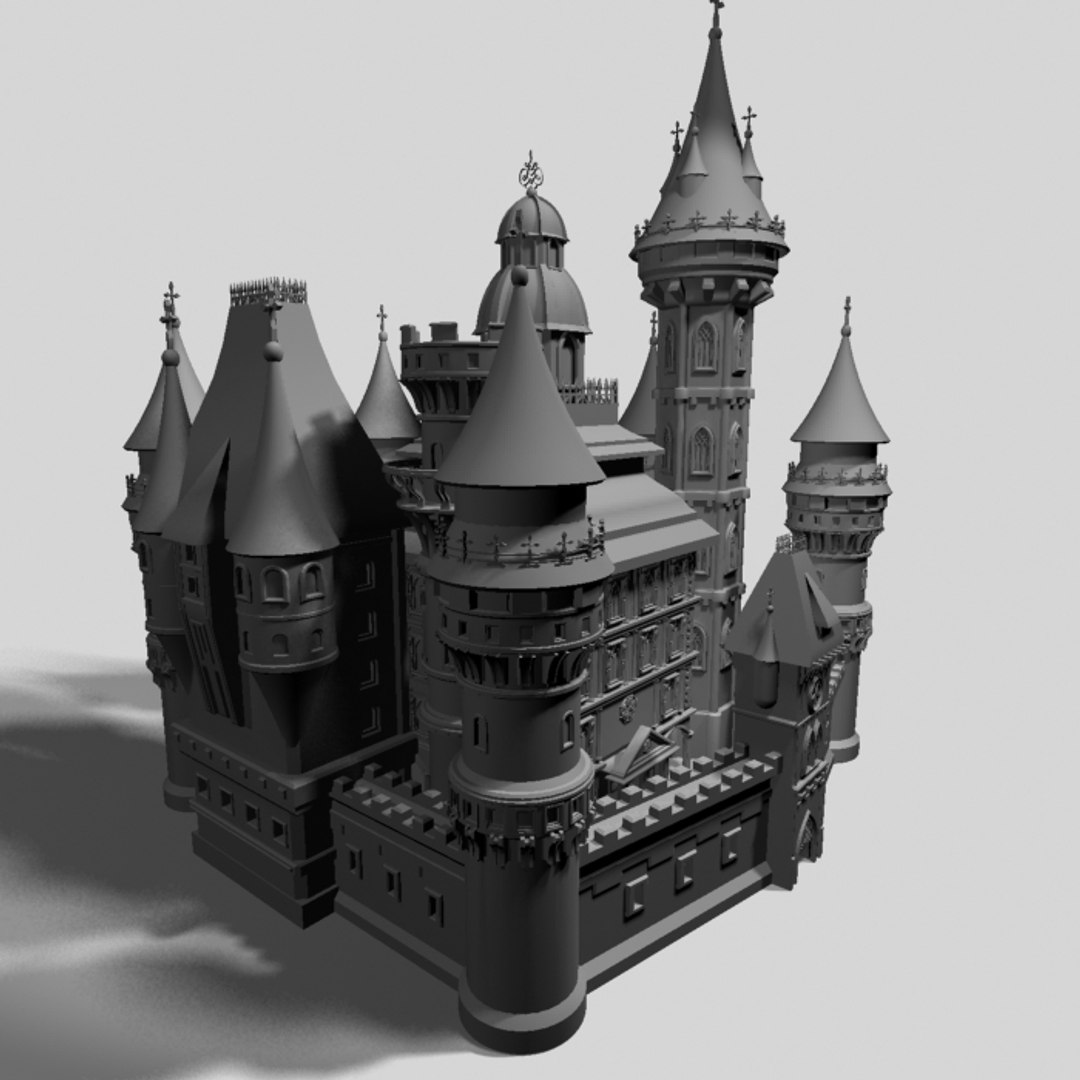 3d fantasy castle