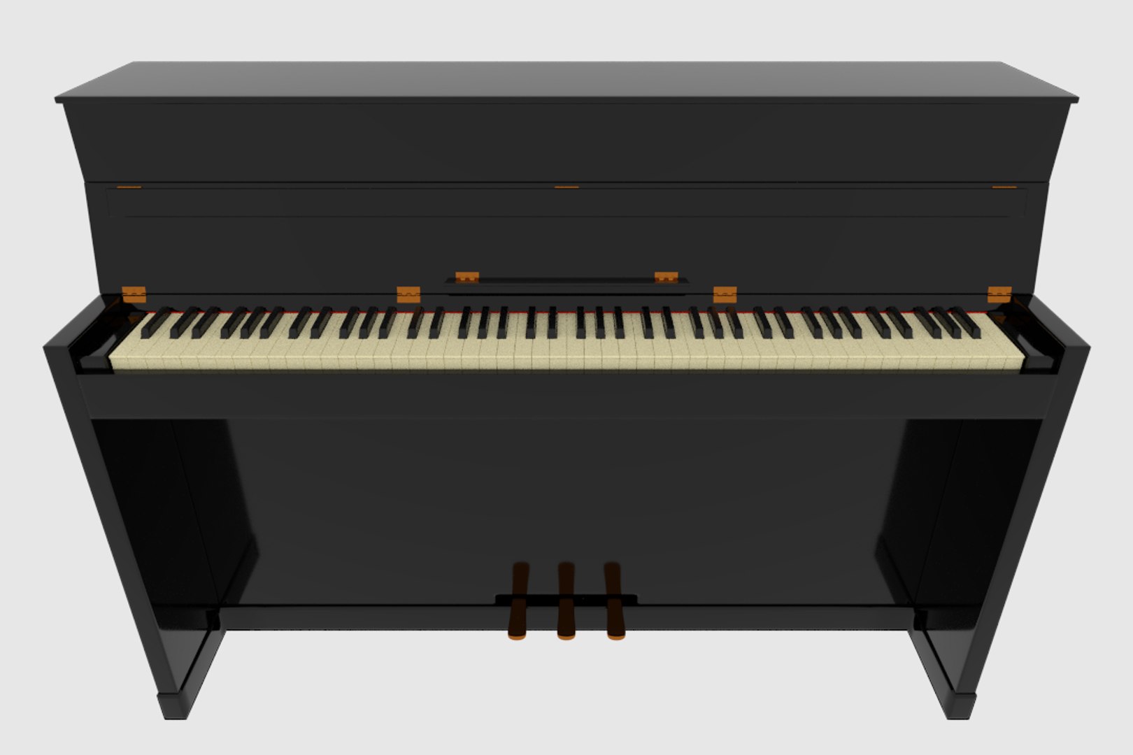 Blend Upright Piano Keyboard