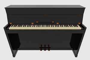 Download 3D Upright Piano Blender Models - TurboSquid