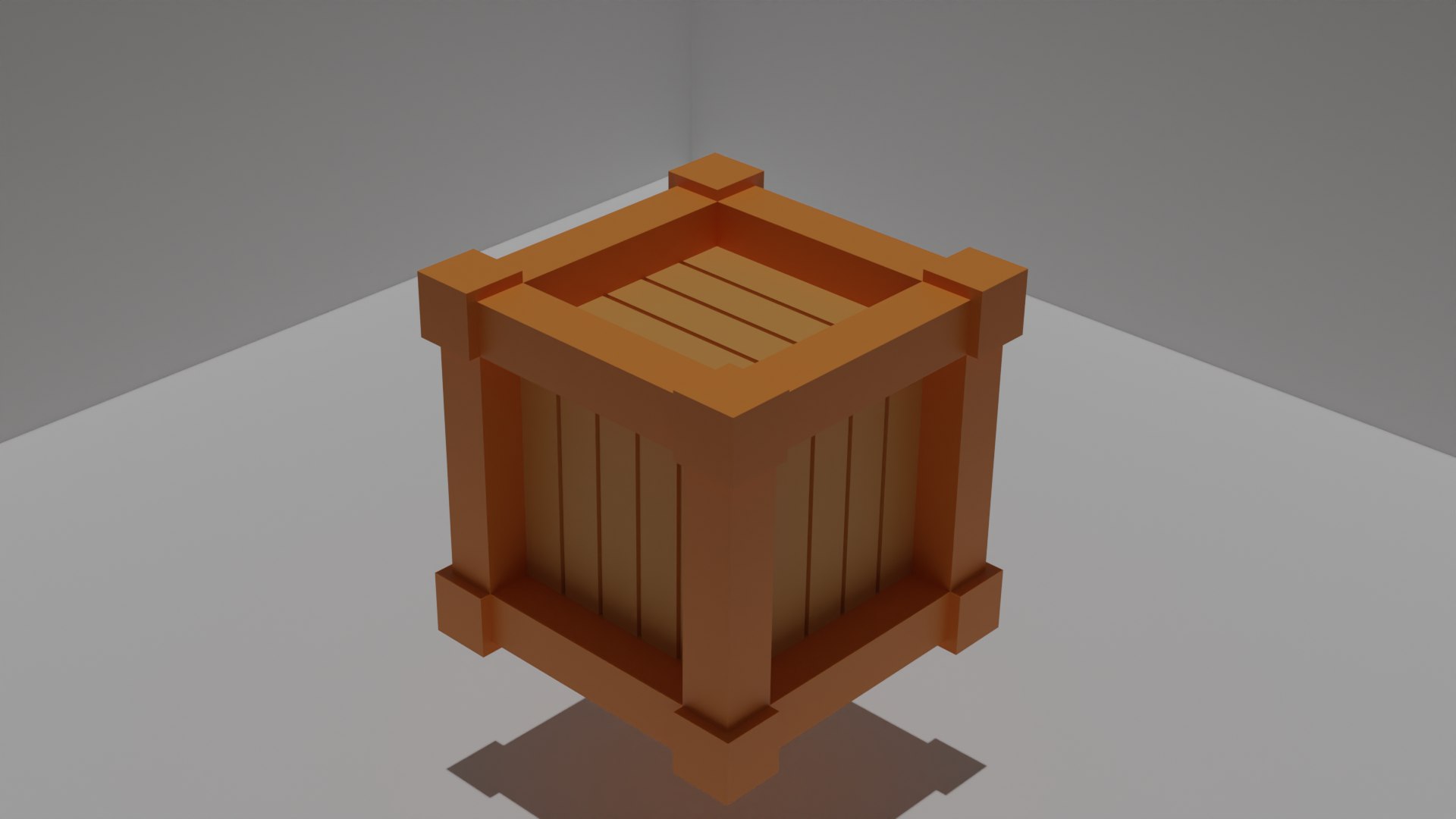 Low poly Wooden crate model - TurboSquid 1970161