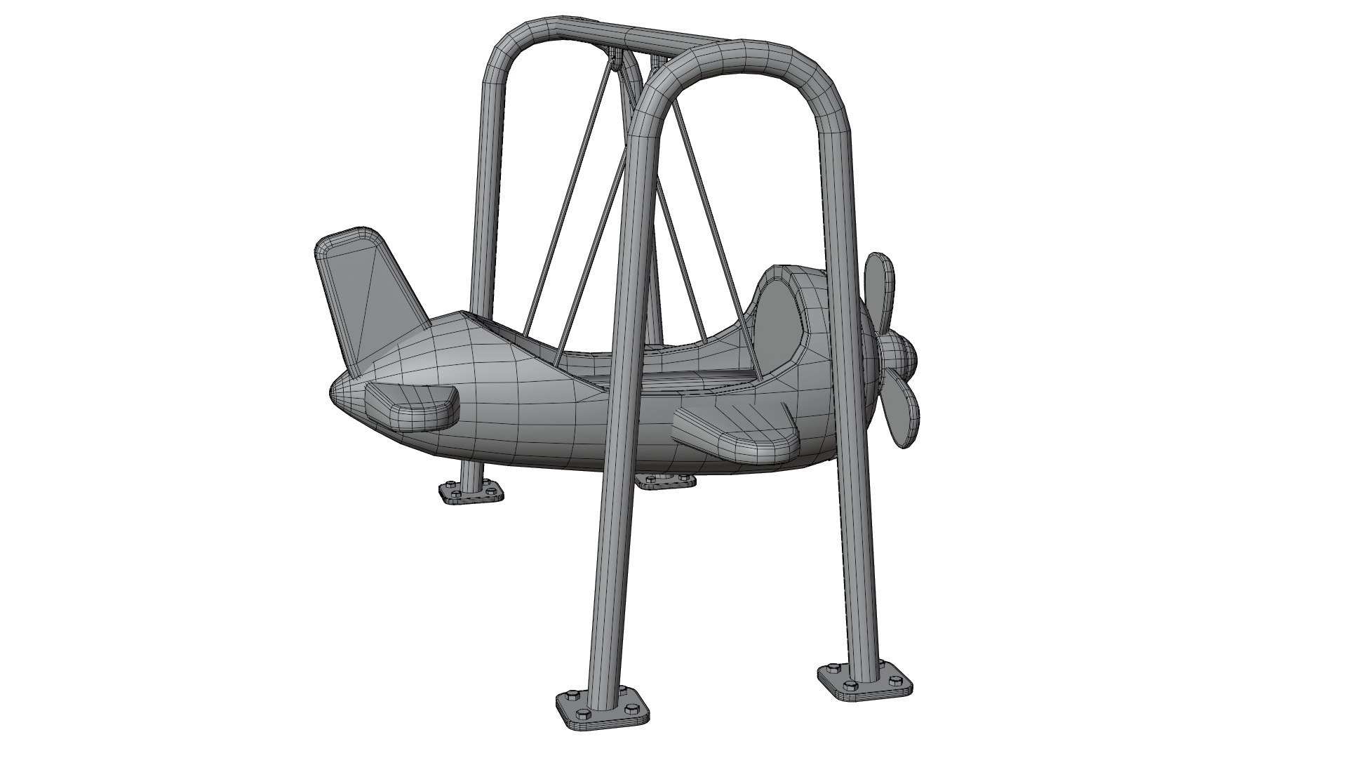3D Airplane Swing Model - TurboSquid 1922301