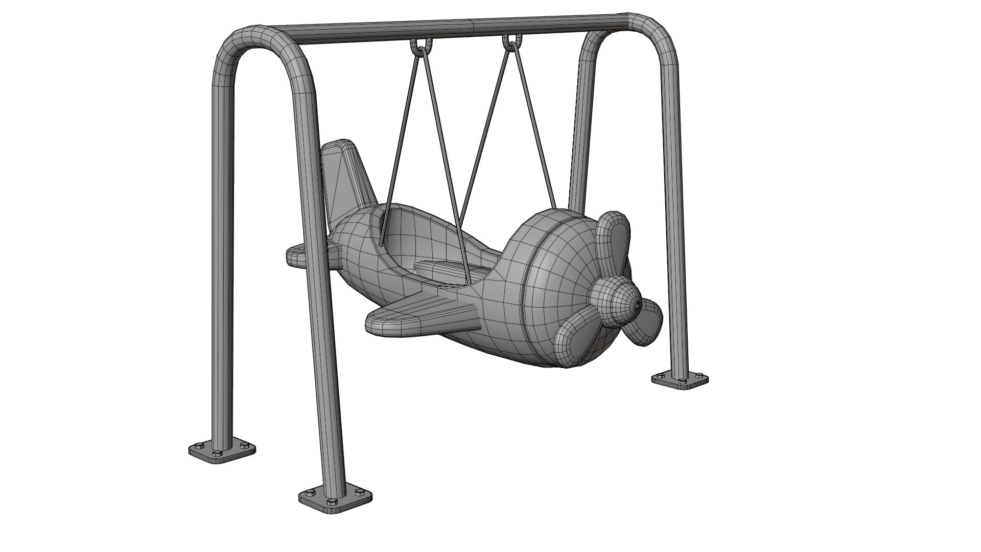 3D Airplane Swing Model - TurboSquid 1922301