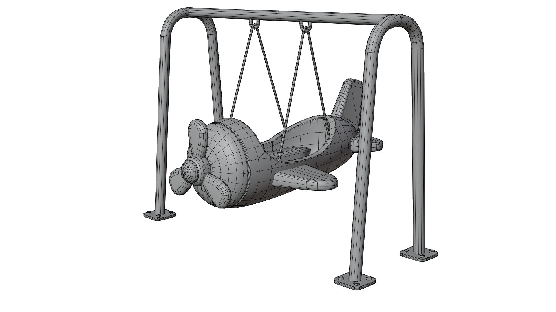 3D Airplane Swing Model - TurboSquid 1922301