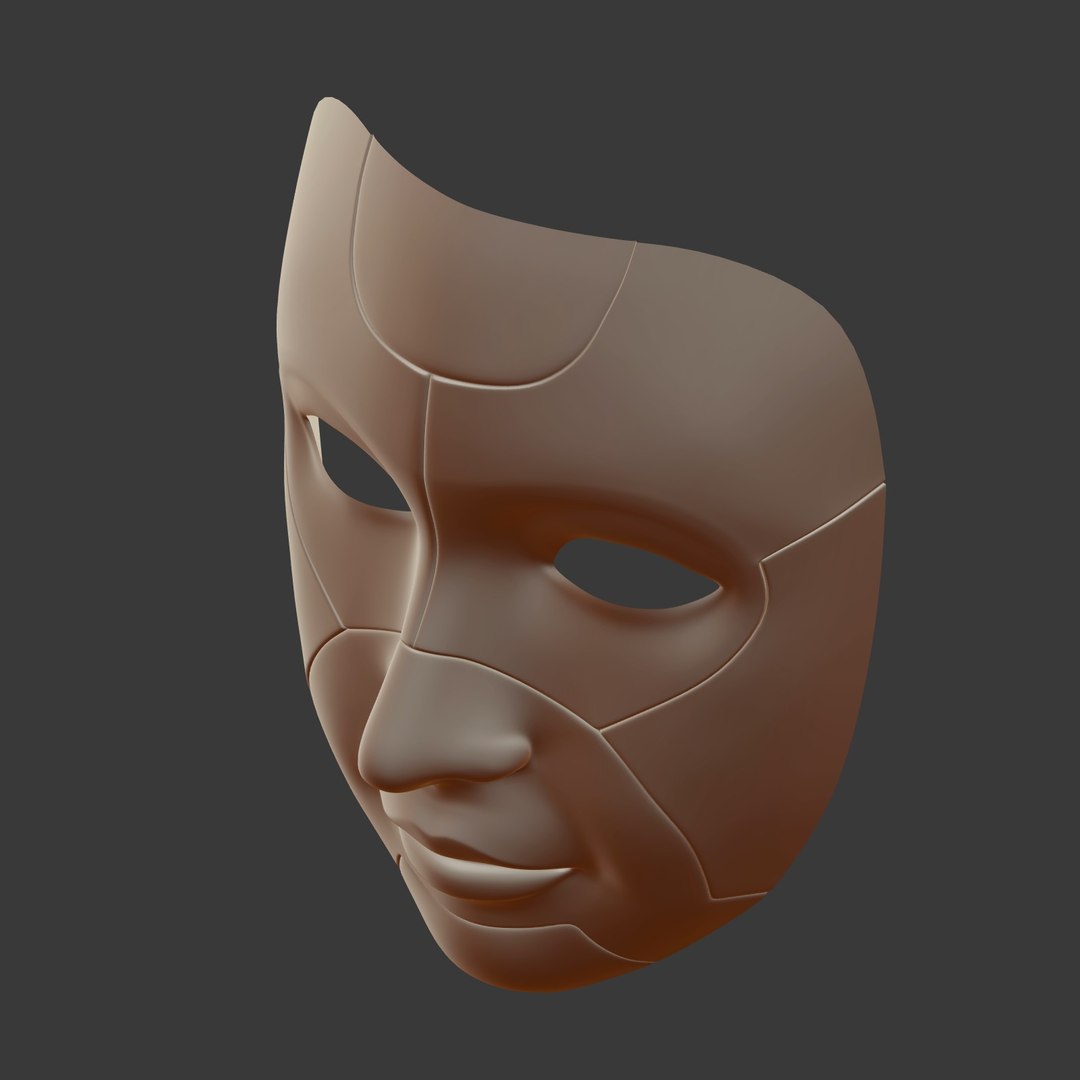 3D robot mask model - TurboSquid 1567547
