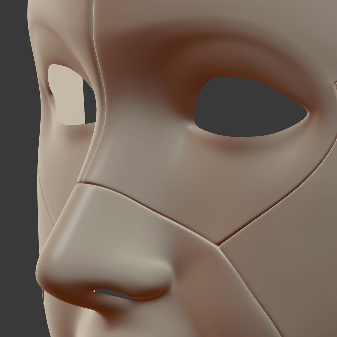 3D robot mask model - TurboSquid 1567547