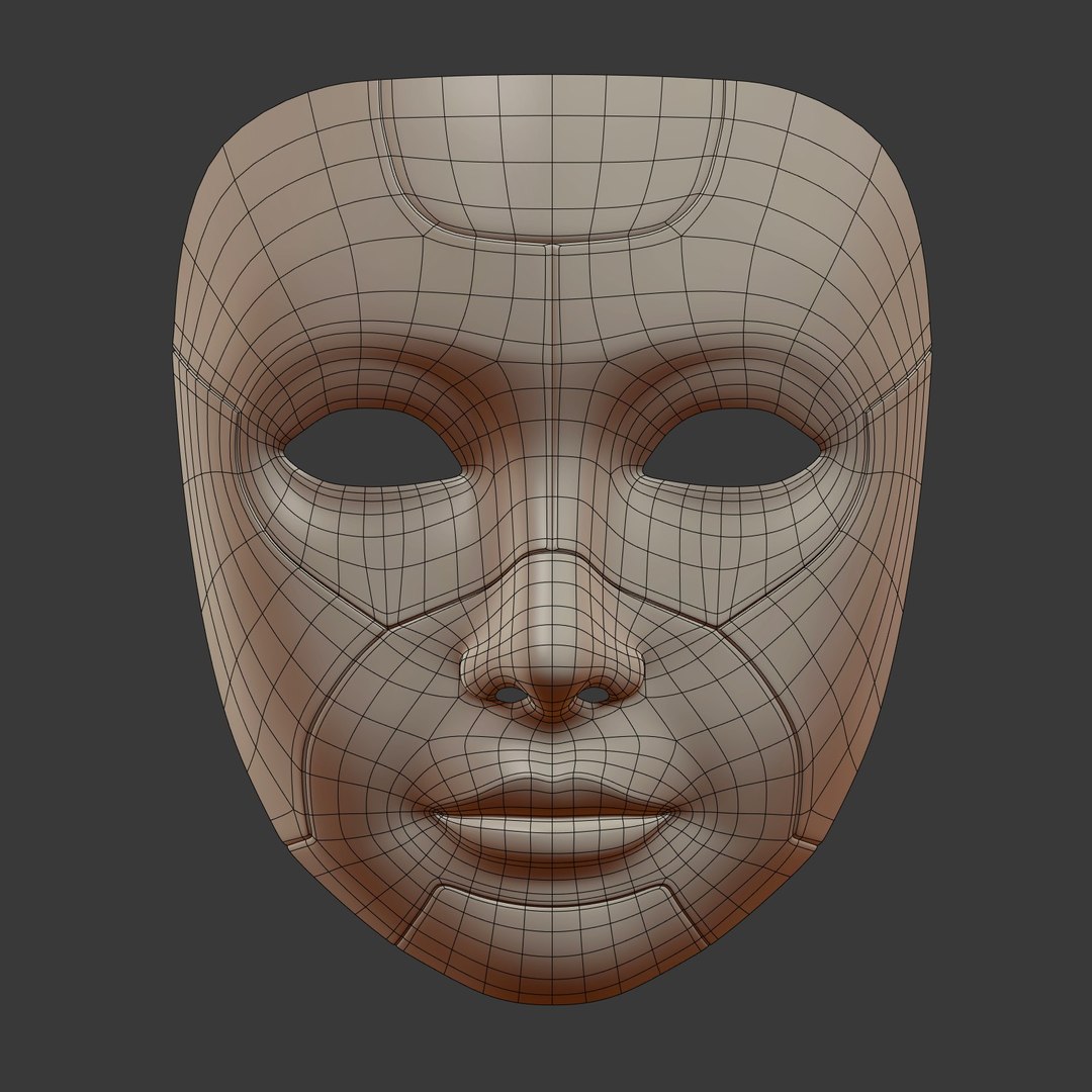 3D robot mask model - TurboSquid 1567547