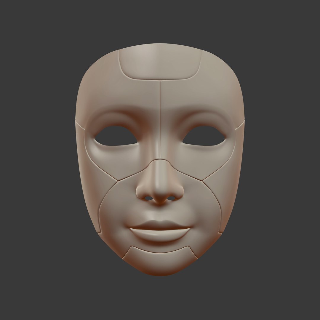3D robot mask model - TurboSquid 1567547